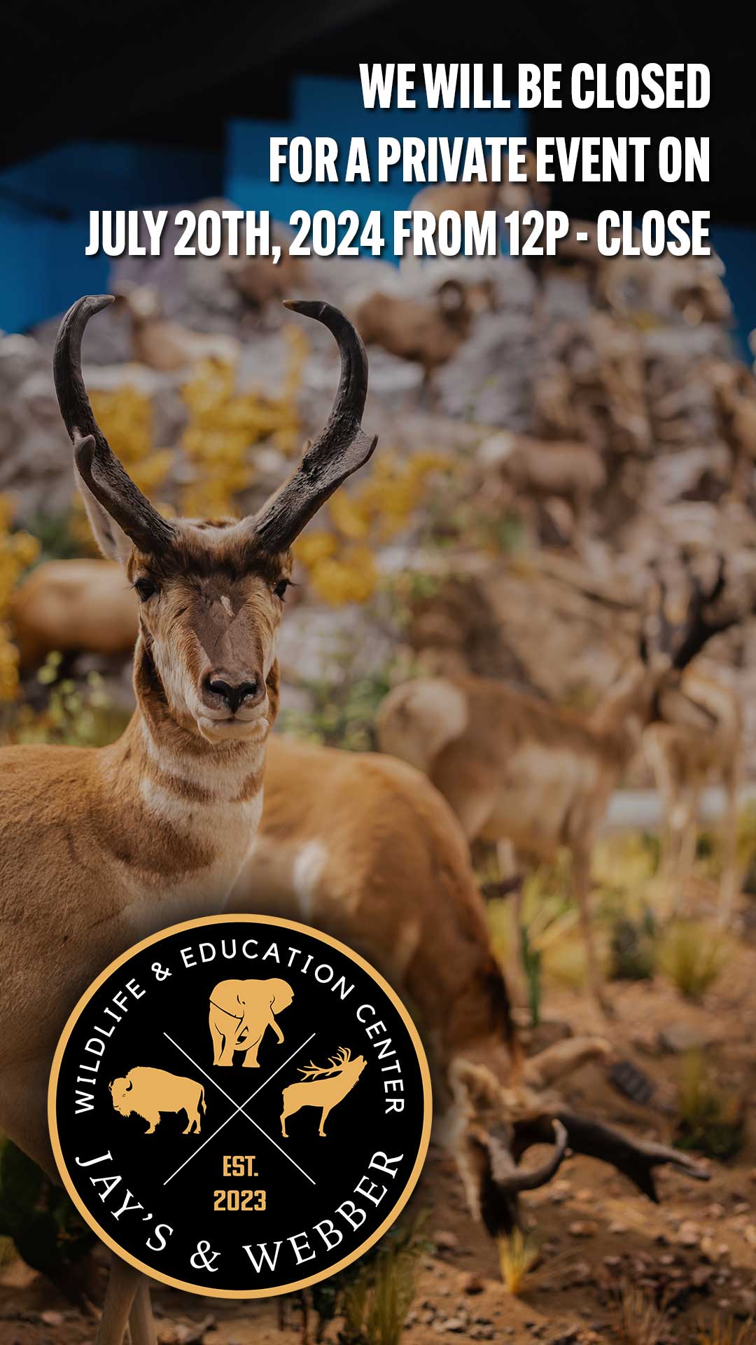 Community Premiere – RSVP – Jay's & Webber Wildlife Center